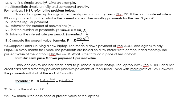 13 What is a simple annuity Give an example | StudyX