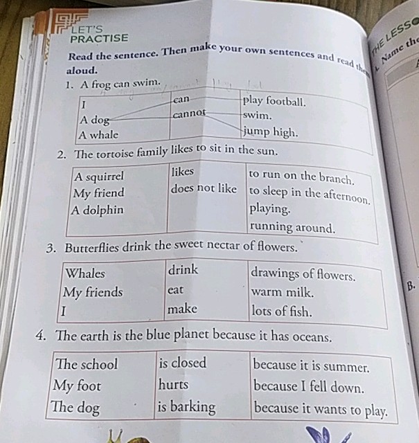 Read the sentence Then make your own | StudyX