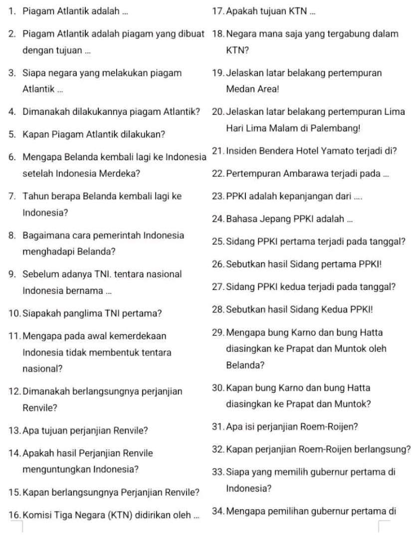1 Piagam Atlantik adalah 17 Apakah tujuan | StudyX