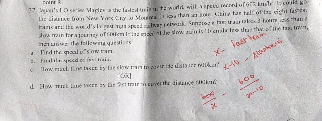 37 Japans LO series Maglev is the fastest