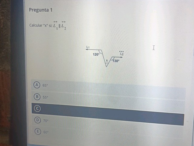 Pregunta 1 Calcular x si L1 L2 Diagram | StudyX