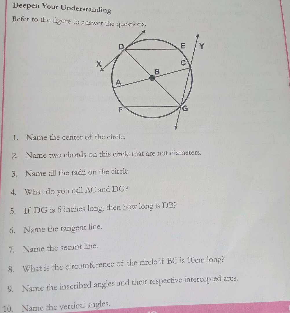 Deepen Your Understanding Refer to the | StudyX