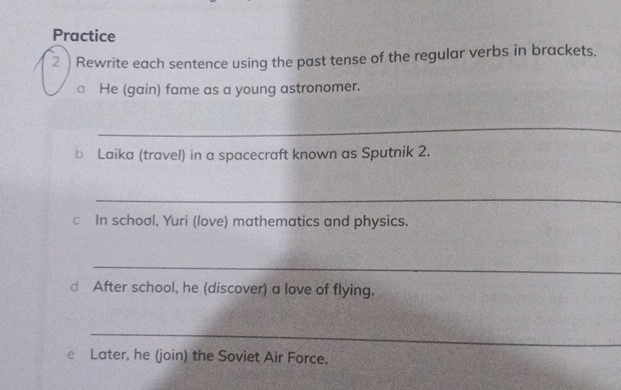 Practice 2) Rewrite each sentence using the | StudyX