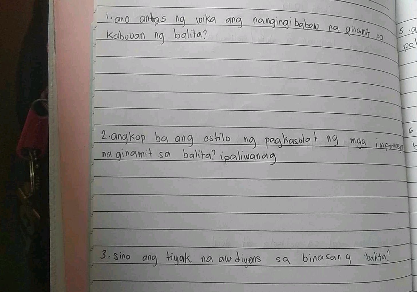 1 ano antas ng wika ang nangingibabaw na | StudyX