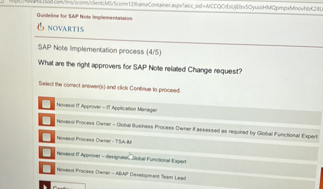 Guideline for SAP Note Implementation SAP | StudyX