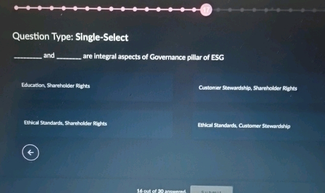 Question Type Single-Select and are | StudyX