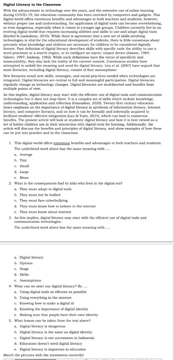 Digital Literacy in the Classroom With the | StudyX