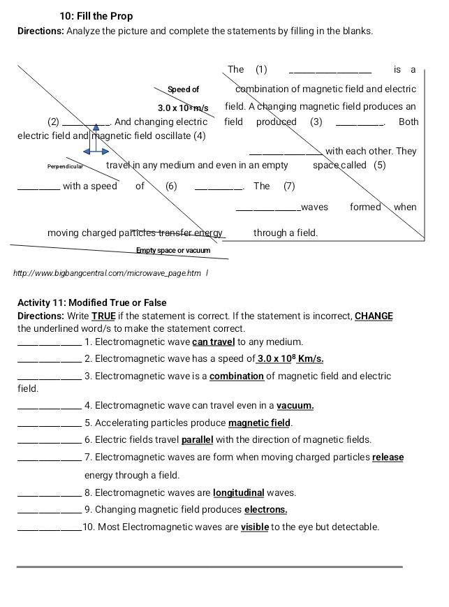10 Fill the Prop Directions Analyze the | StudyX