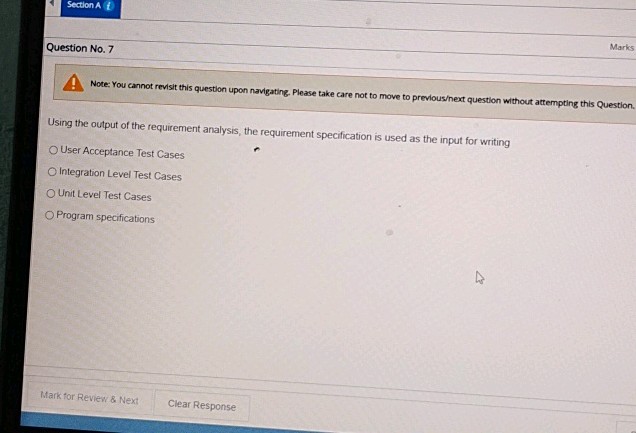 Using the output of the requirement analysis | StudyX