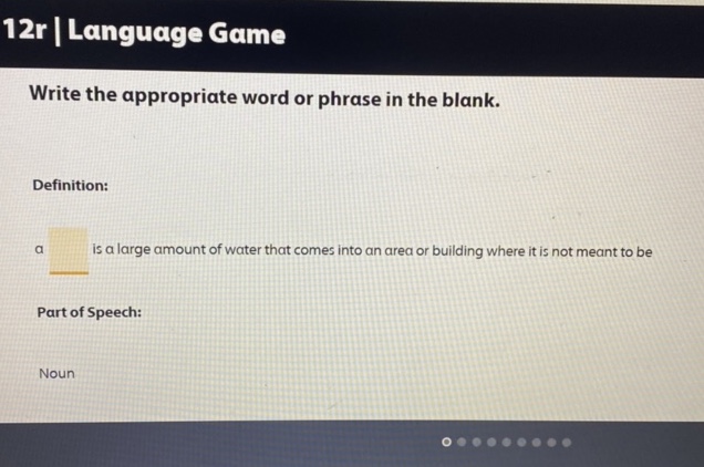 Write the appropriate word or phrase in the | StudyX