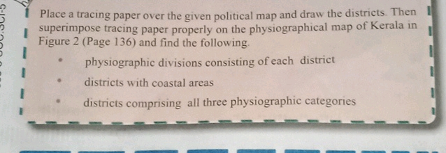 Place a tracing paper over the given | StudyX