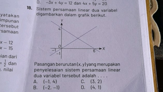 Sistem persamaan linear dua variabel | StudyX