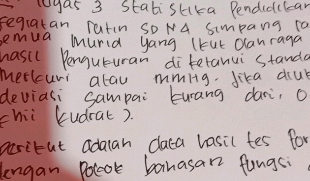 Tugas 3 Statistika Pendidikan Kegiatan rutin | StudyX