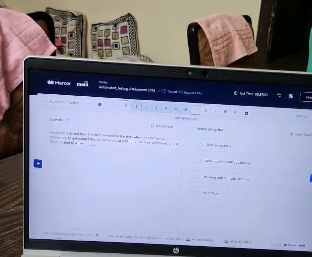 Question 7 Applications do not have the | StudyX