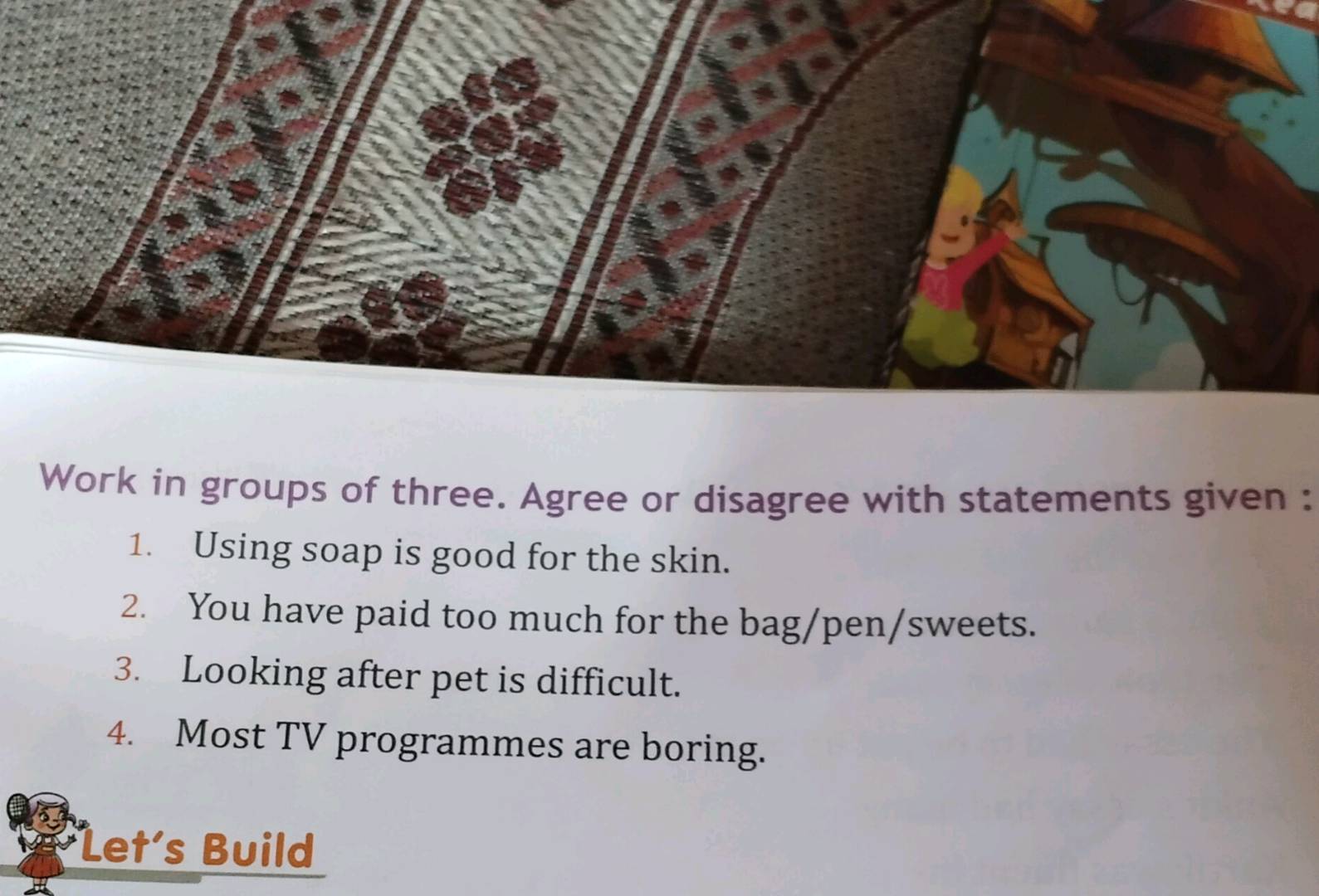 Work in groups of three Agree or disagree | StudyX