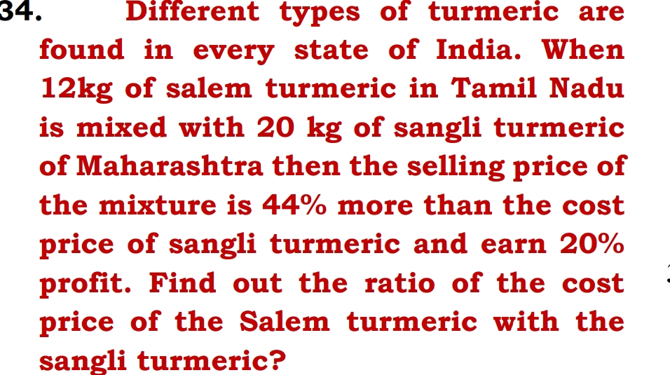 34 Different types of turmeric are found in | StudyX