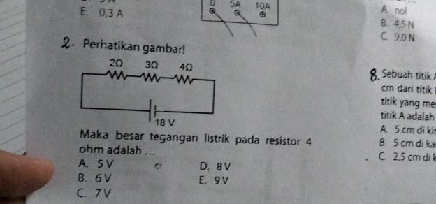 2 Perhatikan gambar Gambar rangkaian listrik | StudyX