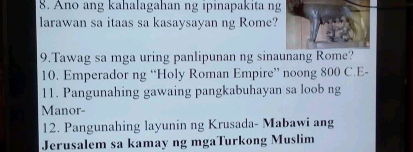 8 Ano ang kahalagahan ng ipinapakita ng | StudyX