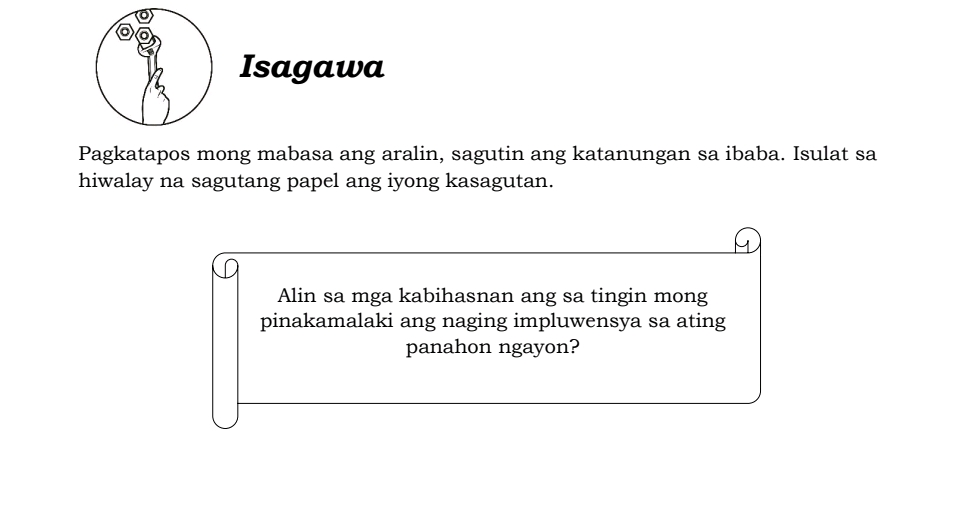 Isagawa Pagkatapos mong mabasa ang aralin | StudyX