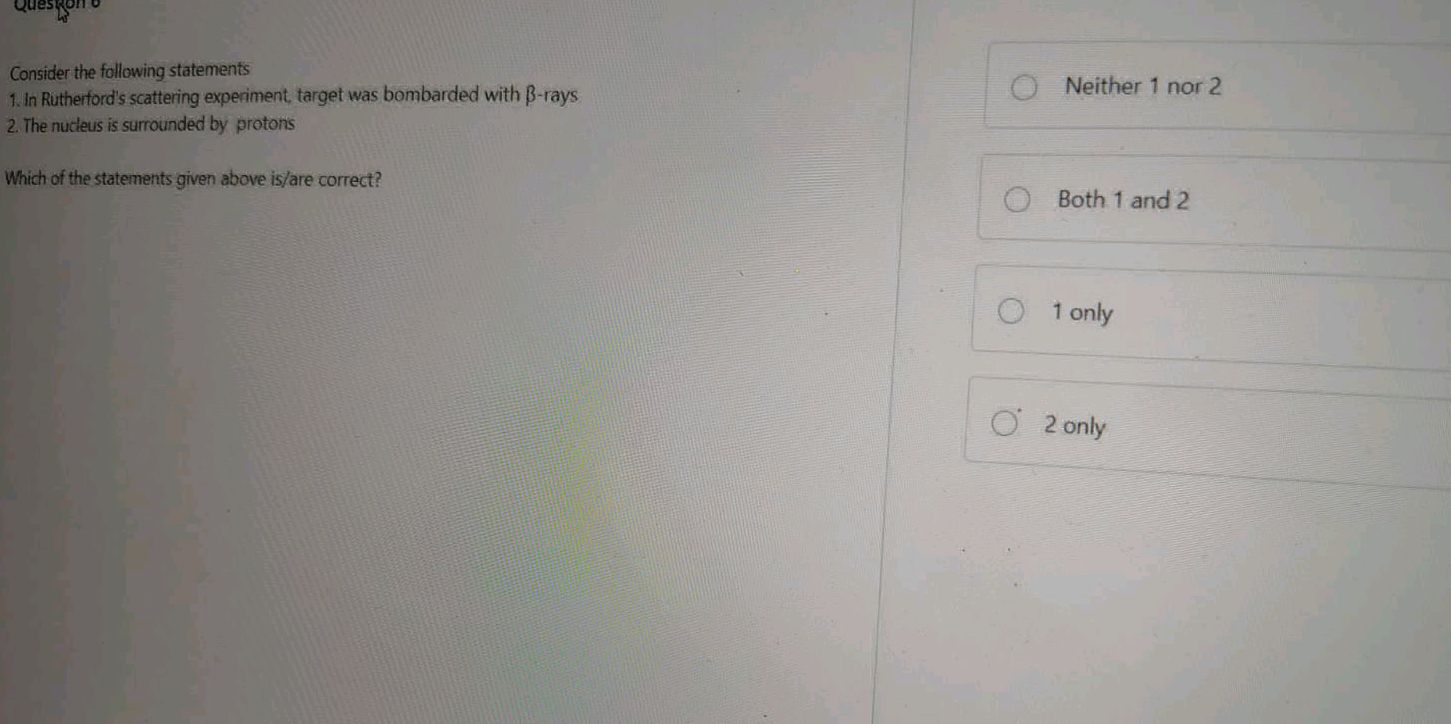 Consider the following statements 1 In | StudyX