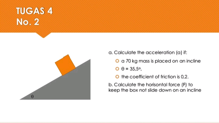 TUGAS 4 No 2 a Calculate the acceleration | StudyX