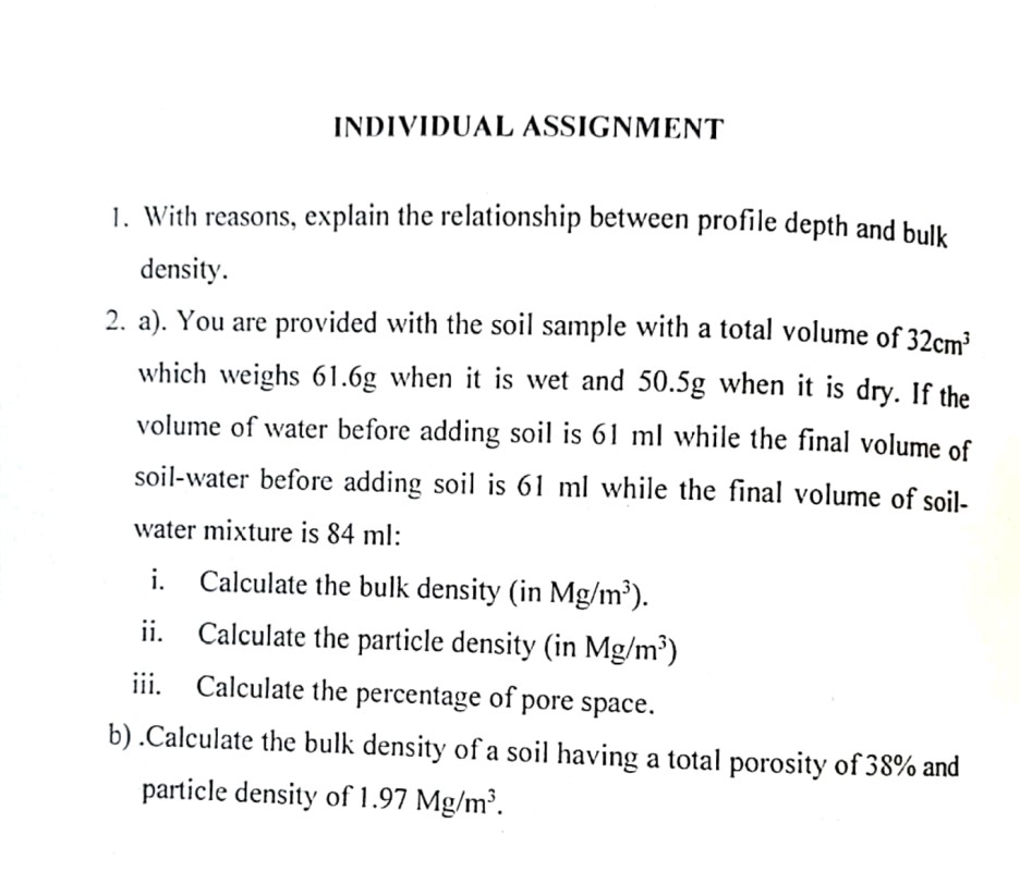 INDIVIDUAL ASSIGNMENT 1 With reasons explain | StudyX