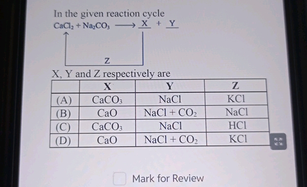 In the given reaction cycle X Y and Z | StudyX