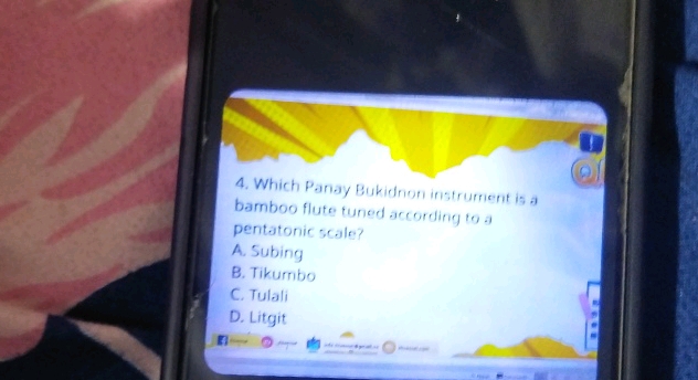 4 Which Panay Bukidnon instrument is a | StudyX