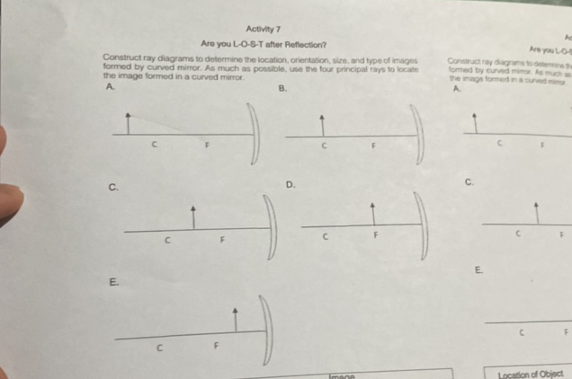 Activity 7 Are you L-O-S-T after Reflection | StudyX
