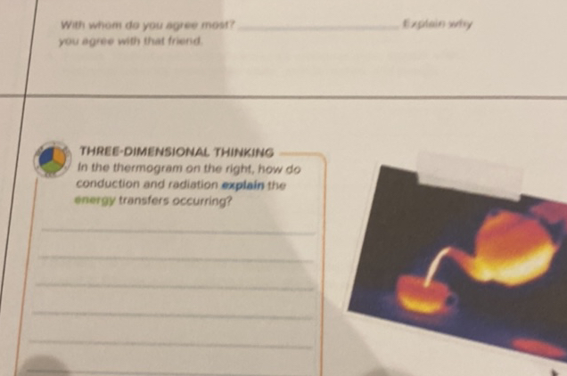THREE-DIMENSIONAL THINKING In the thermogram | StudyX