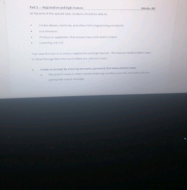 Part 1 --- Registration and login feature | StudyX