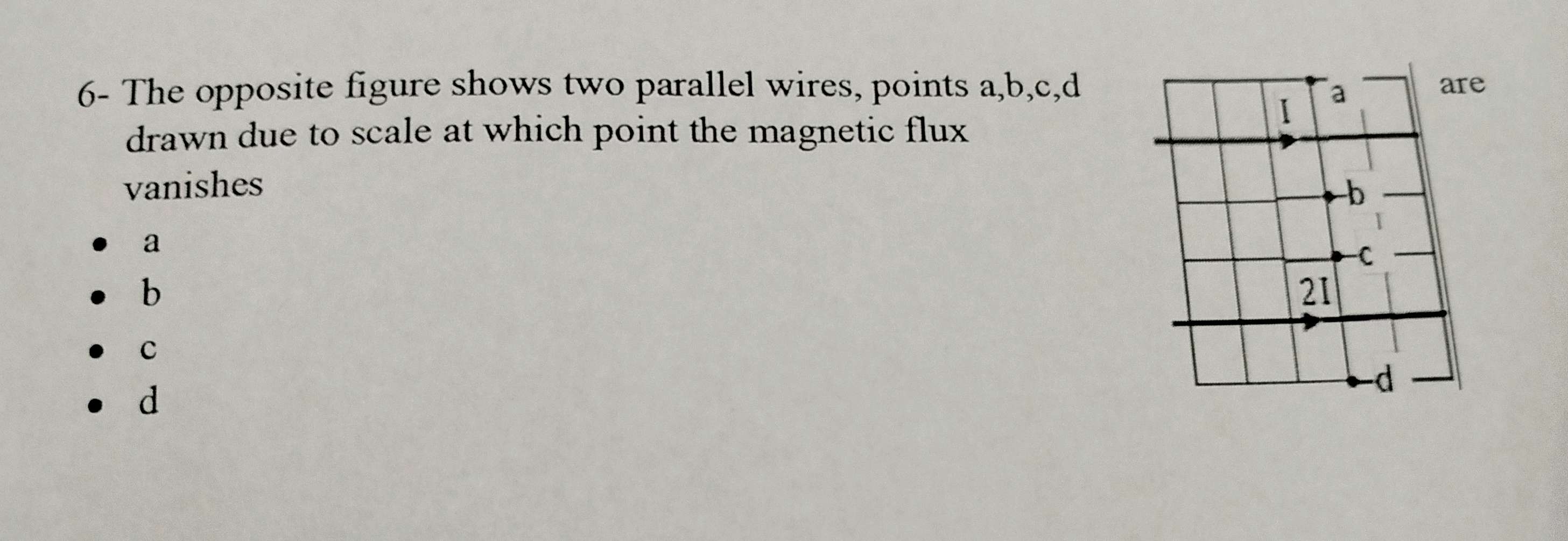 6- The opposite figure shows two parallel | StudyX
