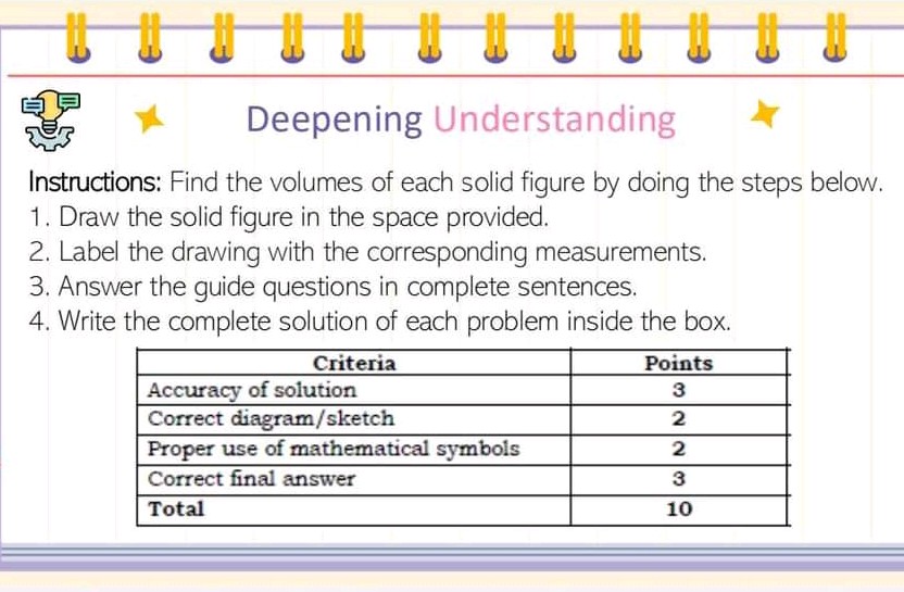 Deepening Understanding Instructions Find | StudyX