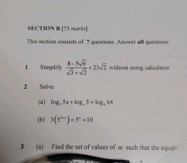SECTION B 75 marks This section consists of | StudyX