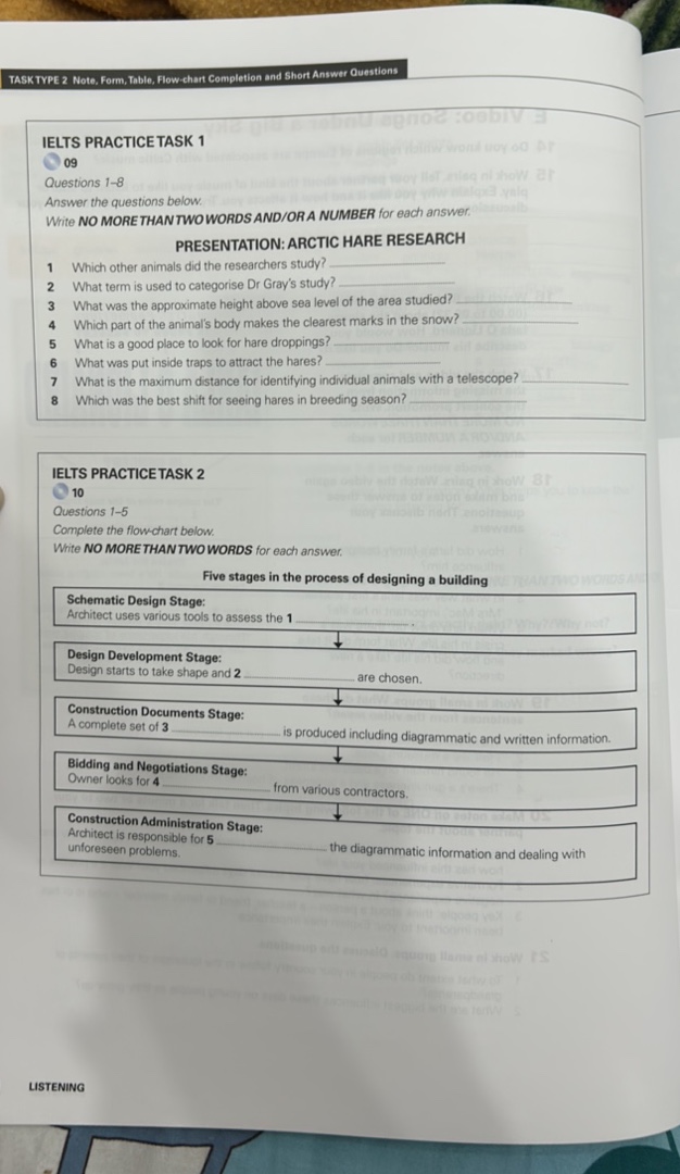 TASK TYPE 2 Note Form Tnble Flow-chart | StudyX
