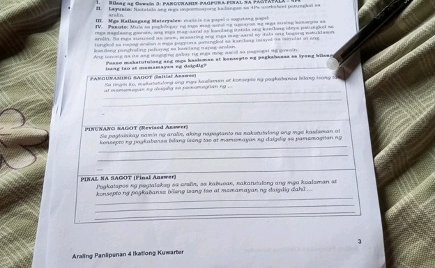 1 Bilang ng Gawain 3 | StudyX