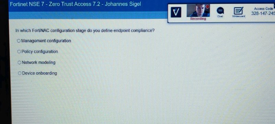 Fortinet NSE 7 - Zero Trust Access 72 - | StudyX