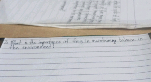 2 What is the importance of frog in | StudyX
