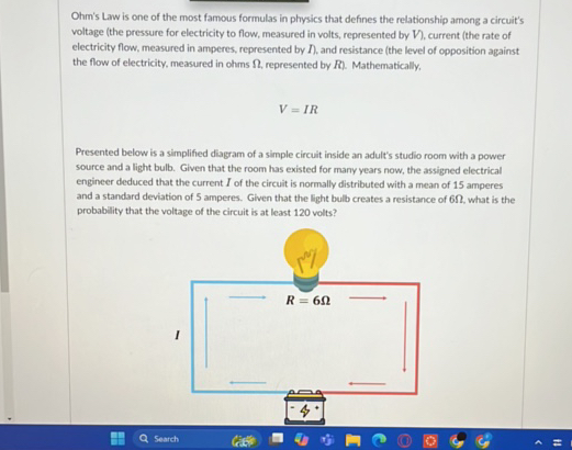 Ohms Law is one of the most famous formulas | StudyX