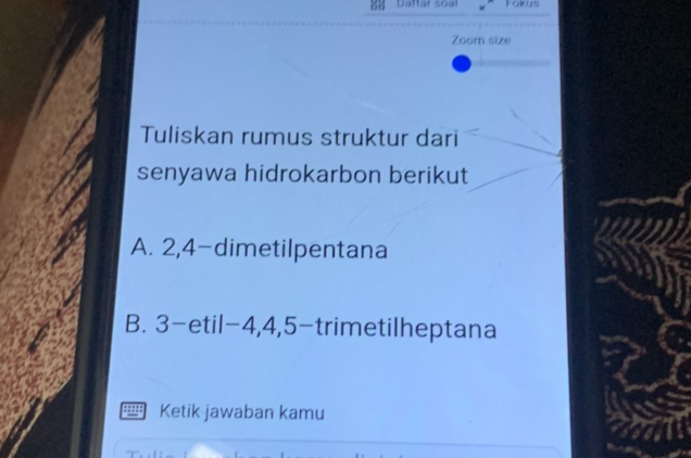 Tuliskan rumus struktur dari senyawa | StudyX