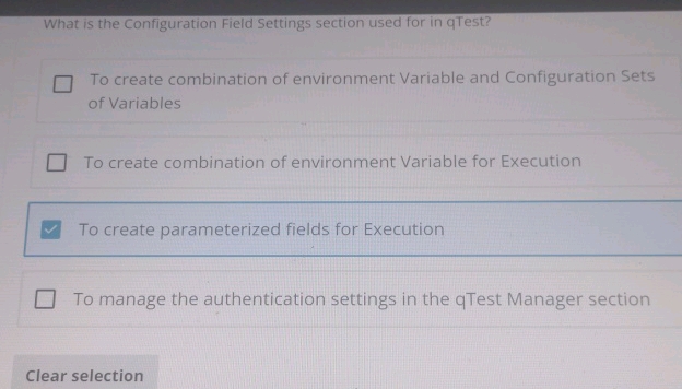 What is the Configuration Field Settings | StudyX