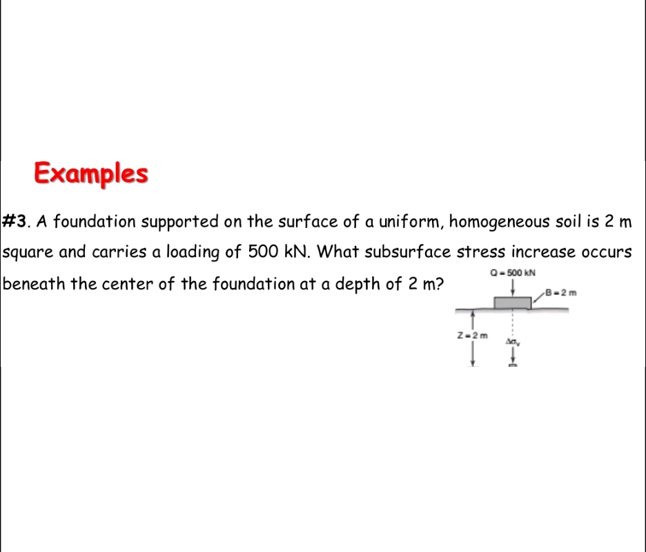 3 A foundation supported on the surface of a | StudyX