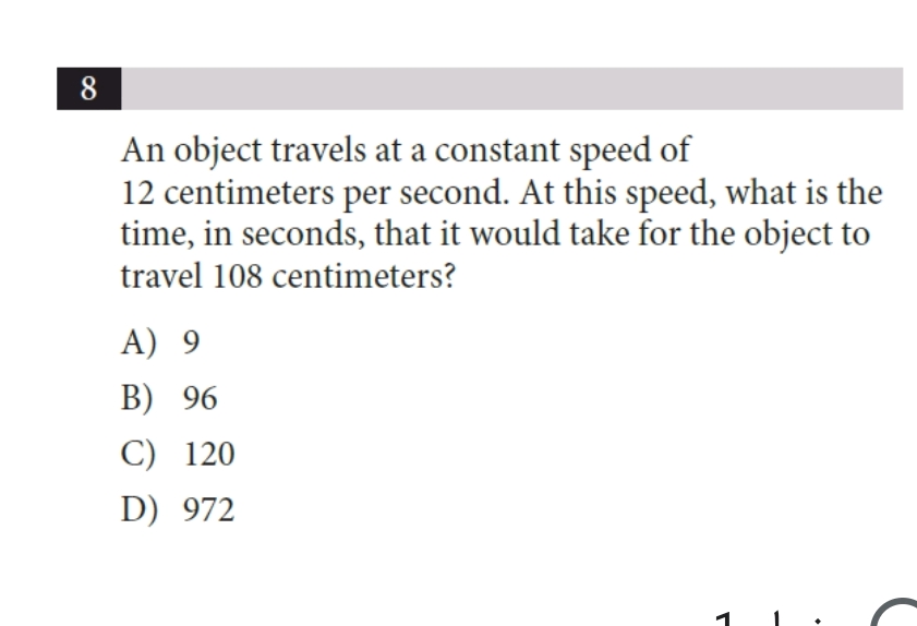 8 An object travels at a constant speed of | StudyX