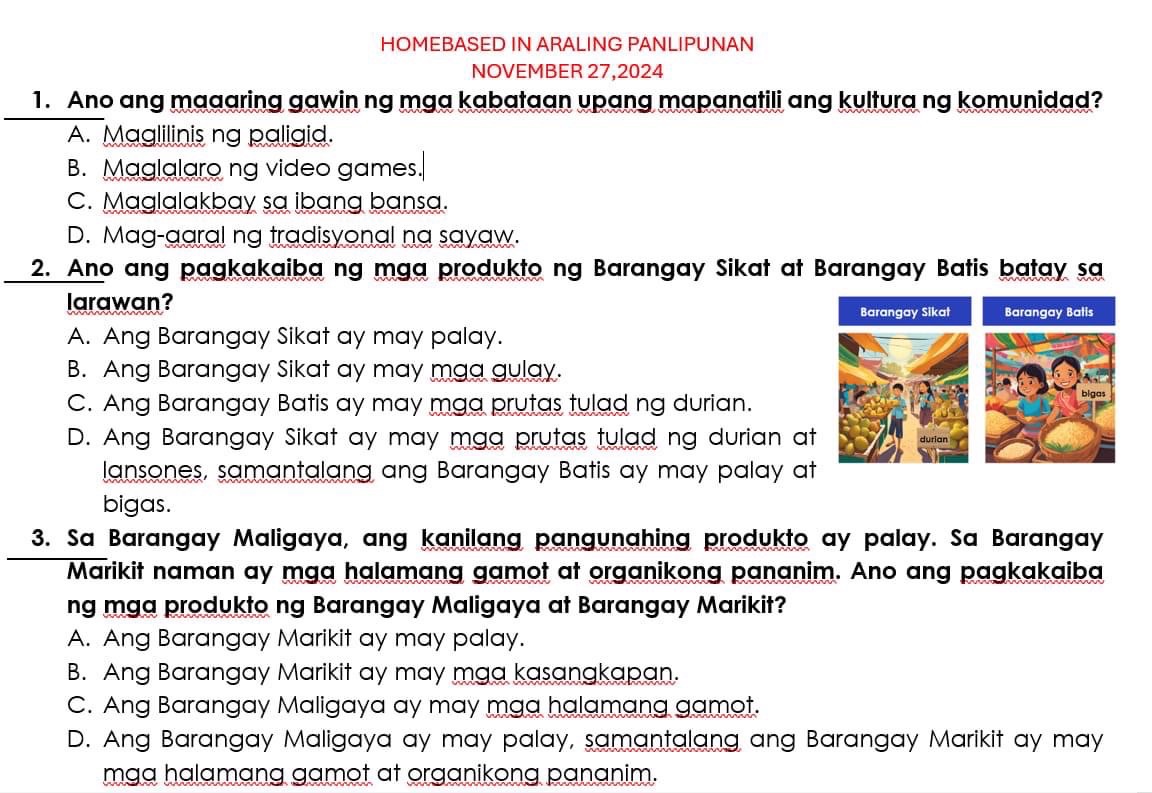 1 Ano ang maaaring gawin ng mga kabataan | StudyX