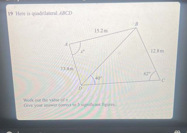 19 Here is quadrilateral ABCD Diagram | StudyX