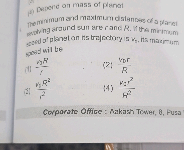The minimum and maximum distances of a | StudyX