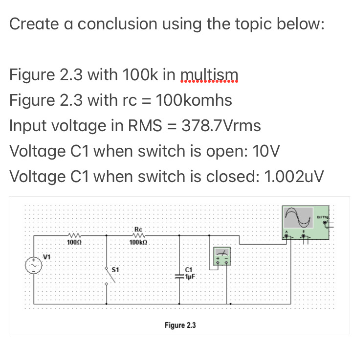 Create a conclusion using the topic below | StudyX