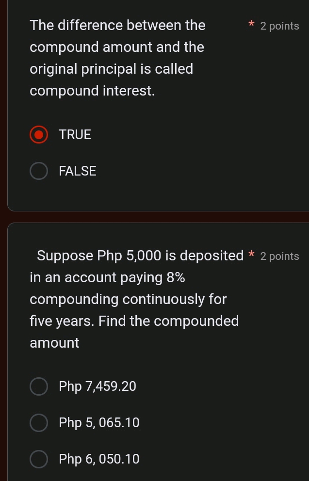 The difference between the 2 points | StudyX