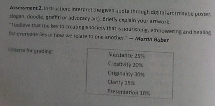Assessment 2 Instruction Interpret the given | StudyX