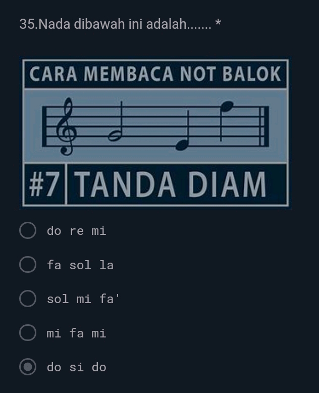 35 Nada dibawah ini adalah CARA MEMBACA NOT | StudyX